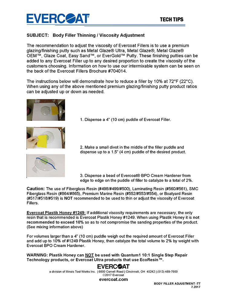 Technical Resources - ITW Evercoat