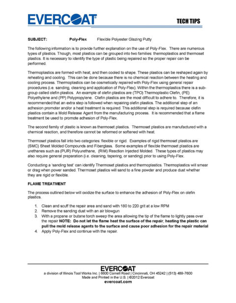 Technical Resources - ITW Evercoat